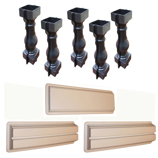 Baluster Mold Set- Concrete Railings - History Stones