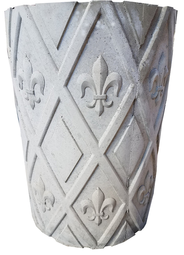 Fleur de lys Tuscany Column Insert - History Stones
