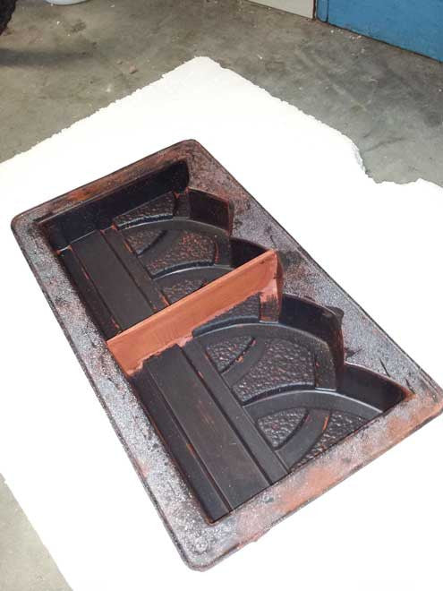 PACK OF FOUR Gothic Arch Garden Edging Molds - History Stones